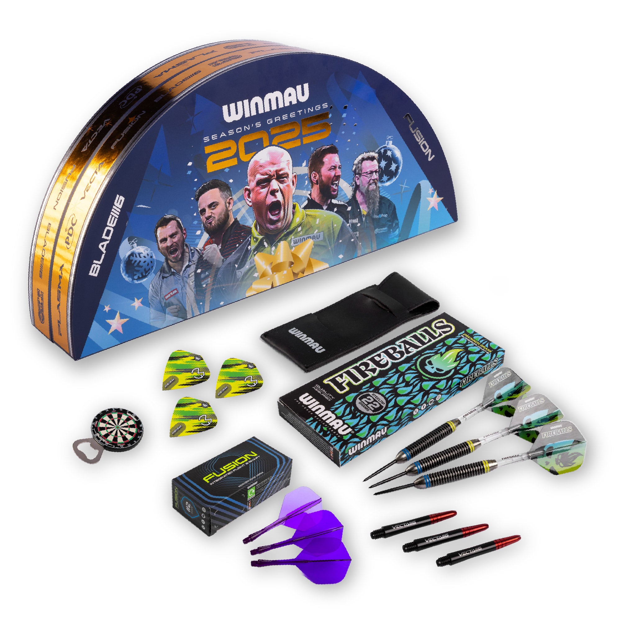 Winmau Advent Calendar 2025 | Darts Gift Set Worth £92 – Red Dragon