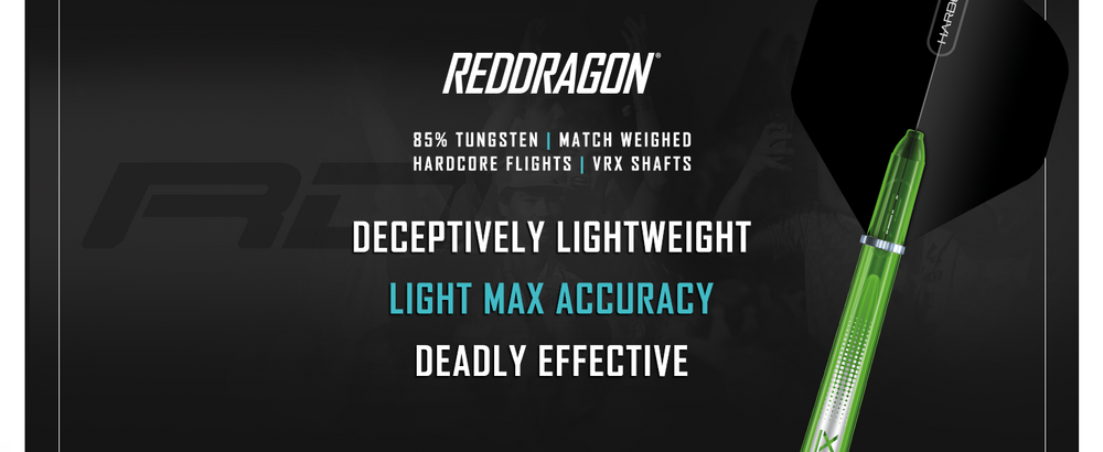 Red Dragon Featherlite 7 Darts | 10g–19g | Lightweight Dart Range