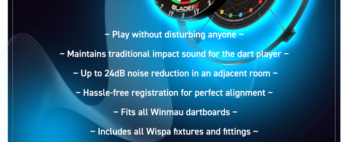 Winmau Wispa Sound Reduction System | Red Dragon Darts