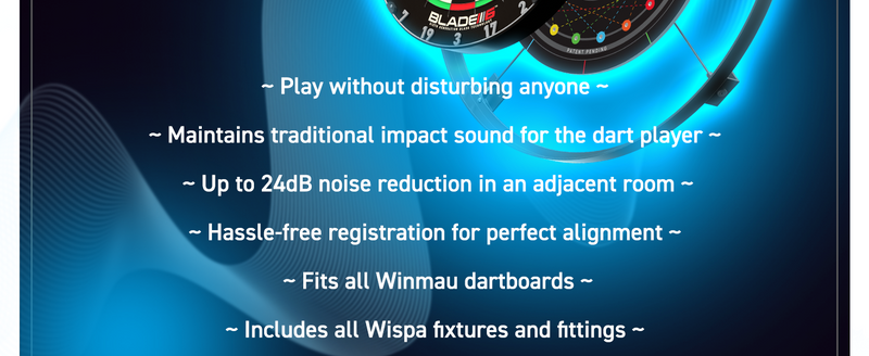 Winmau Wispa Sound Reduction System | Red Dragon Darts