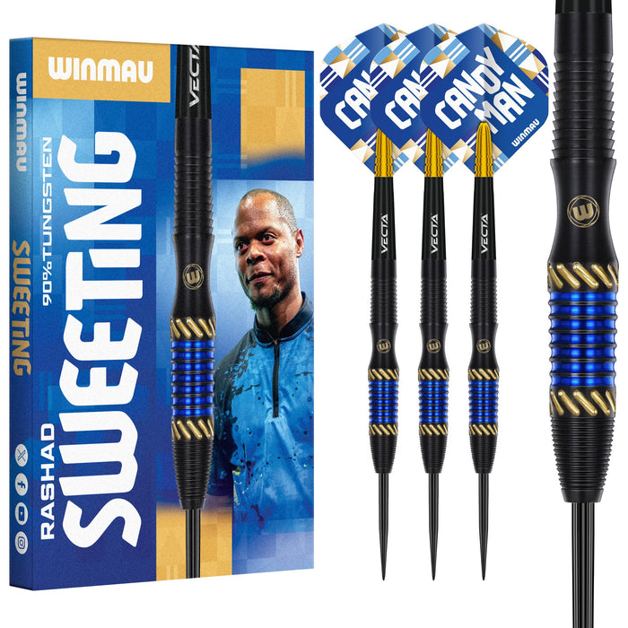 Rashad Sweeting Candy Man 90% Tungsten Darts Steel Tip | Red Dragon