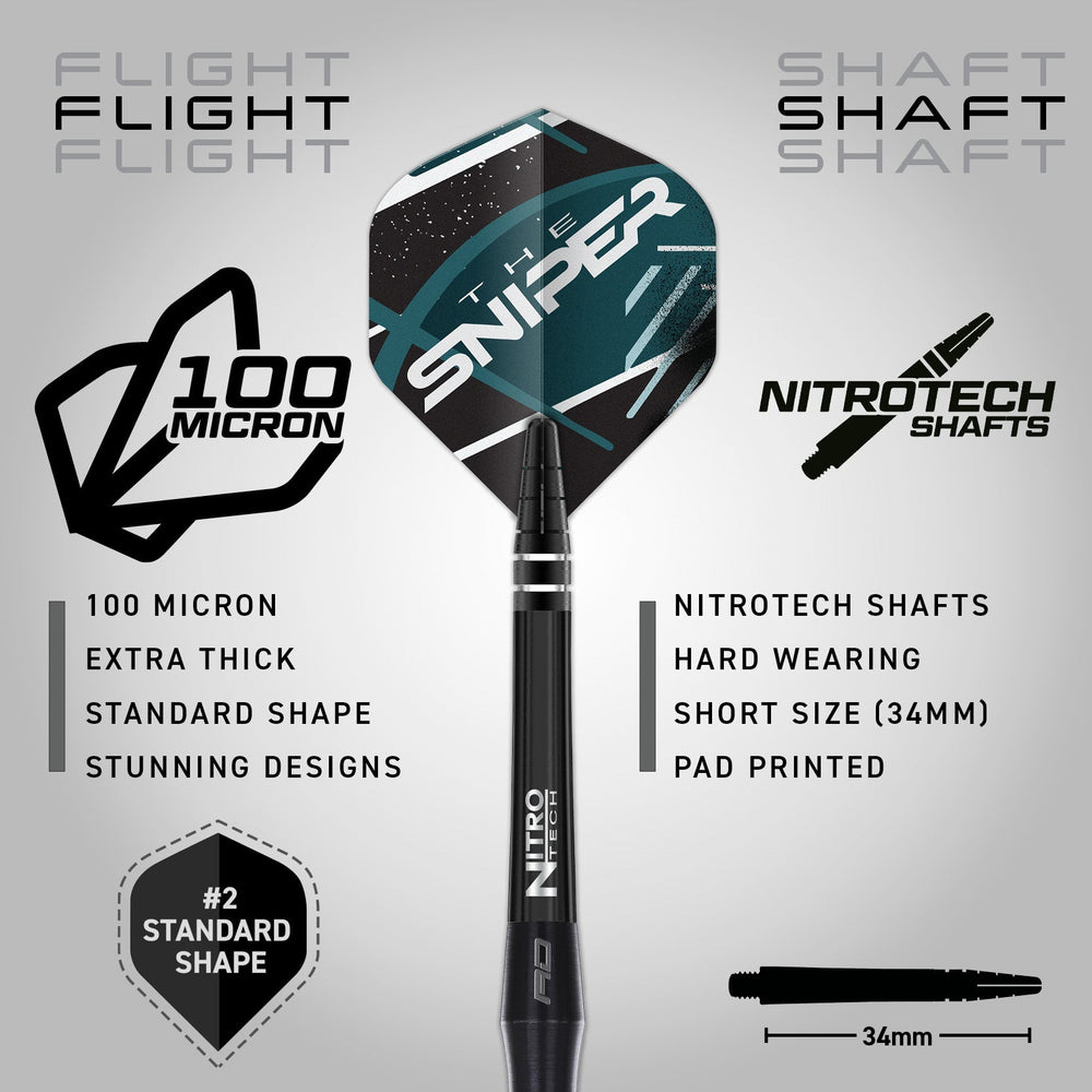 Connor Scutt 90% Tungsten Signature Darts Steel Tip | Red Dragon