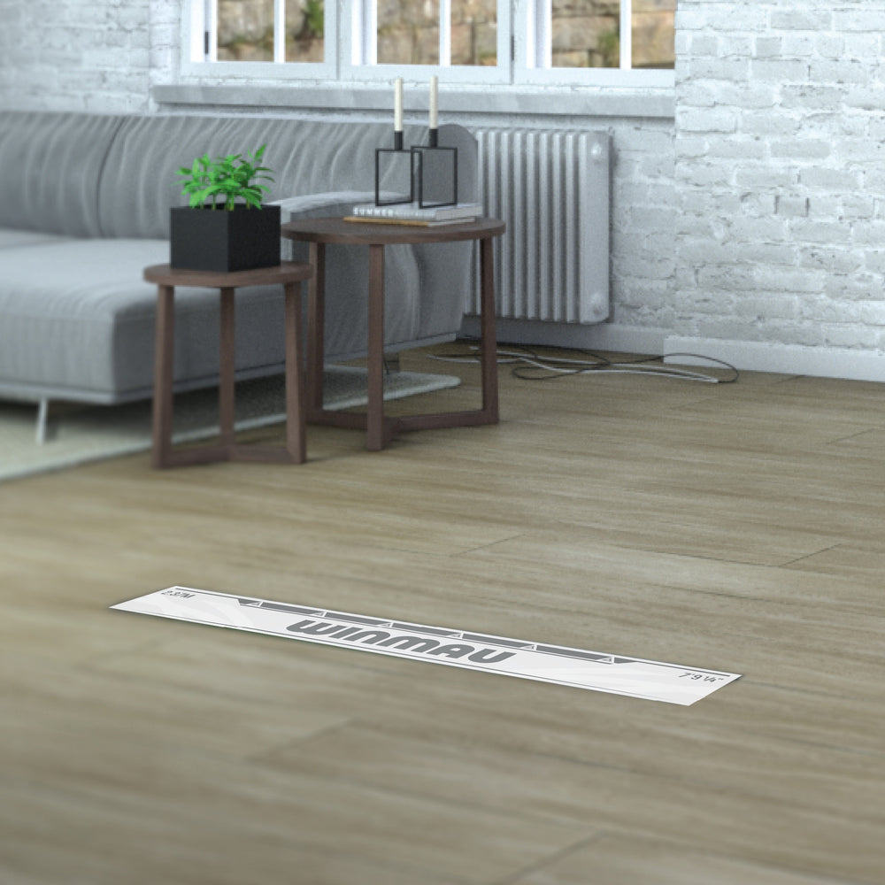 Winmau White Oche Line Sticker | Floor Throw Marker | Winmau