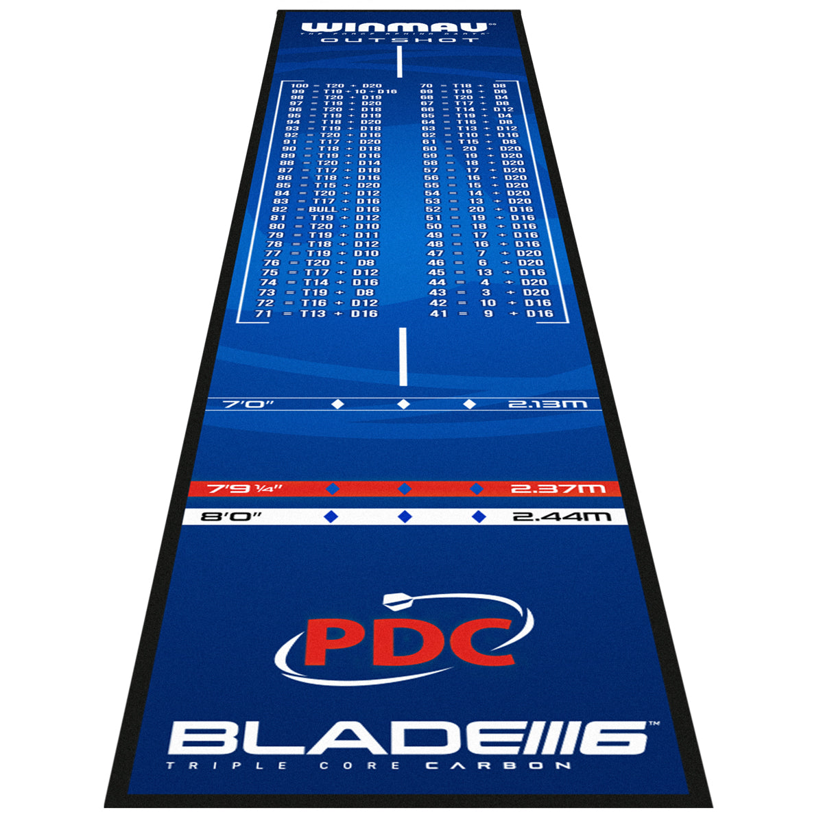 Winmau Pro Zone Outshot Dart Mat | Red Dragon Darts
