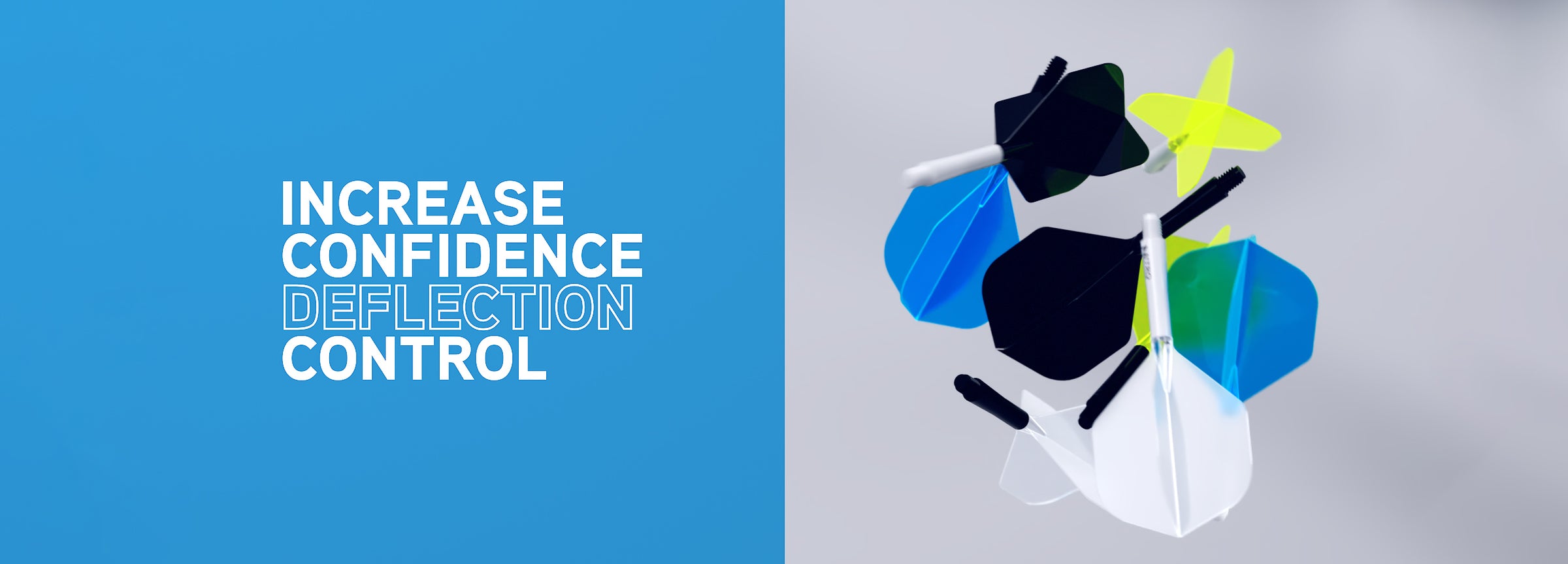 Nitro Flite - Integrated Flight and Shaft Black & Blue | Red Dragon Darts