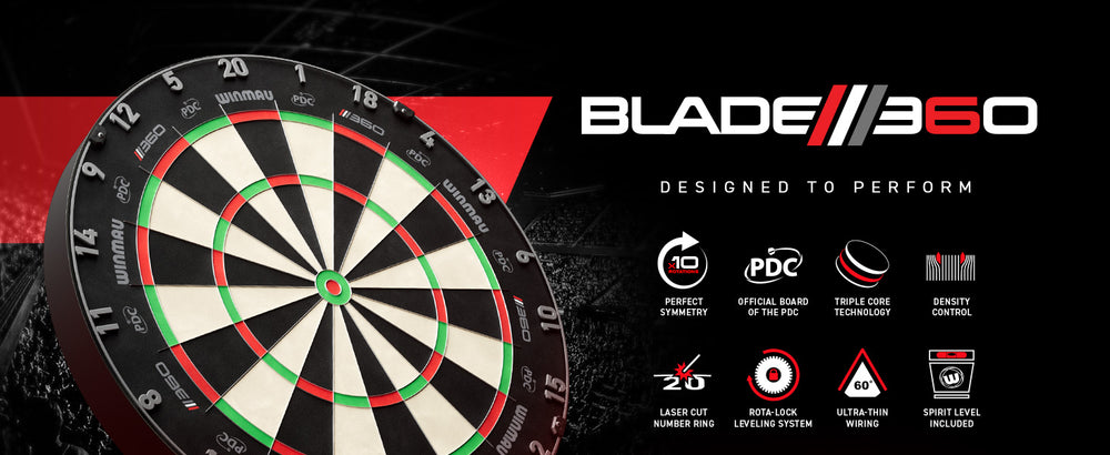 Winmau Blade 360 Triple Core Dartboard - Official PDC