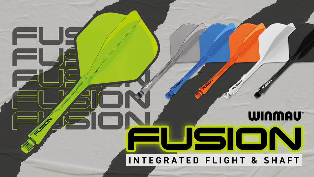 Fusion Integrated Flight & Shaft - Black Tint | Red Dragon Darts