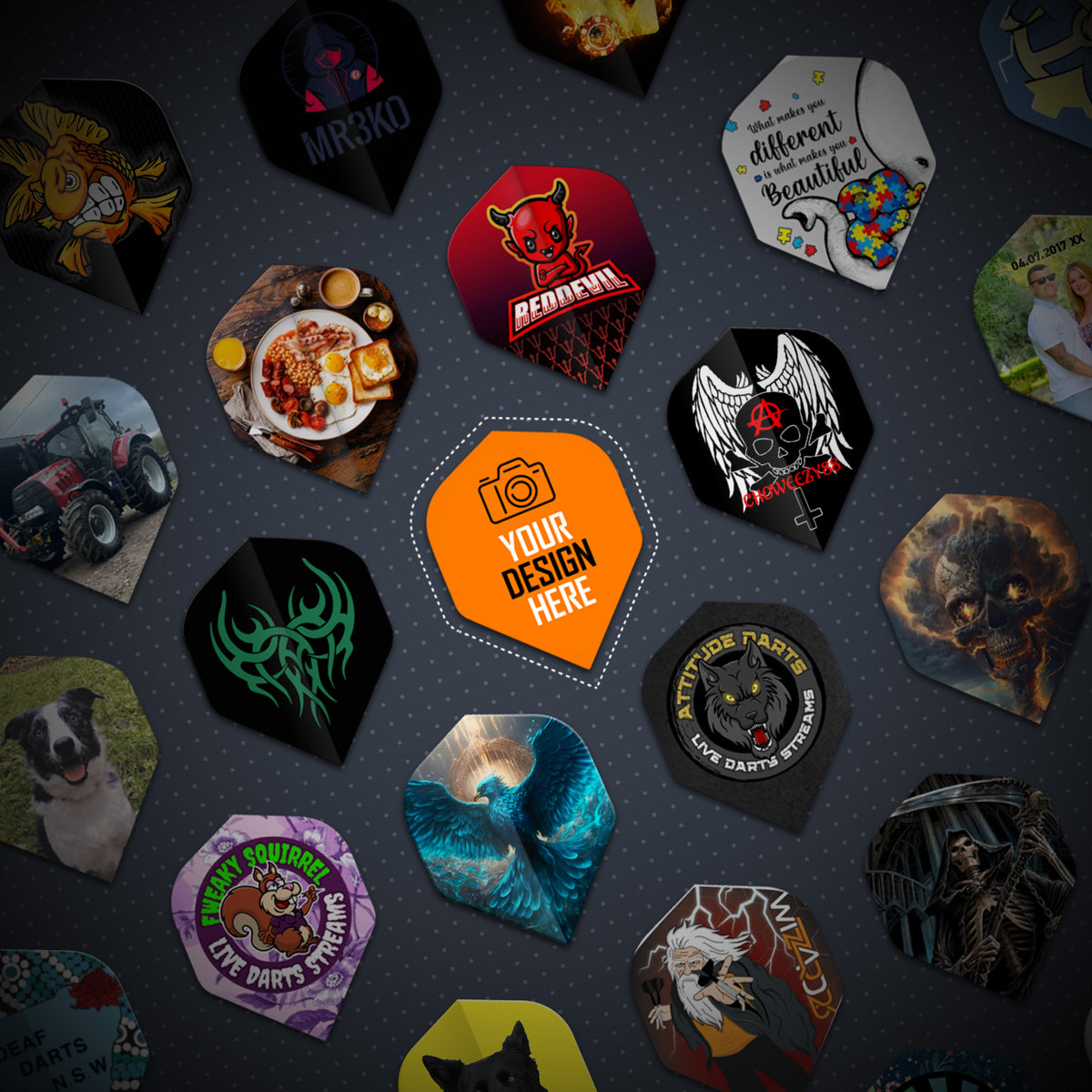 Personalised Products | Red Dragon Darts