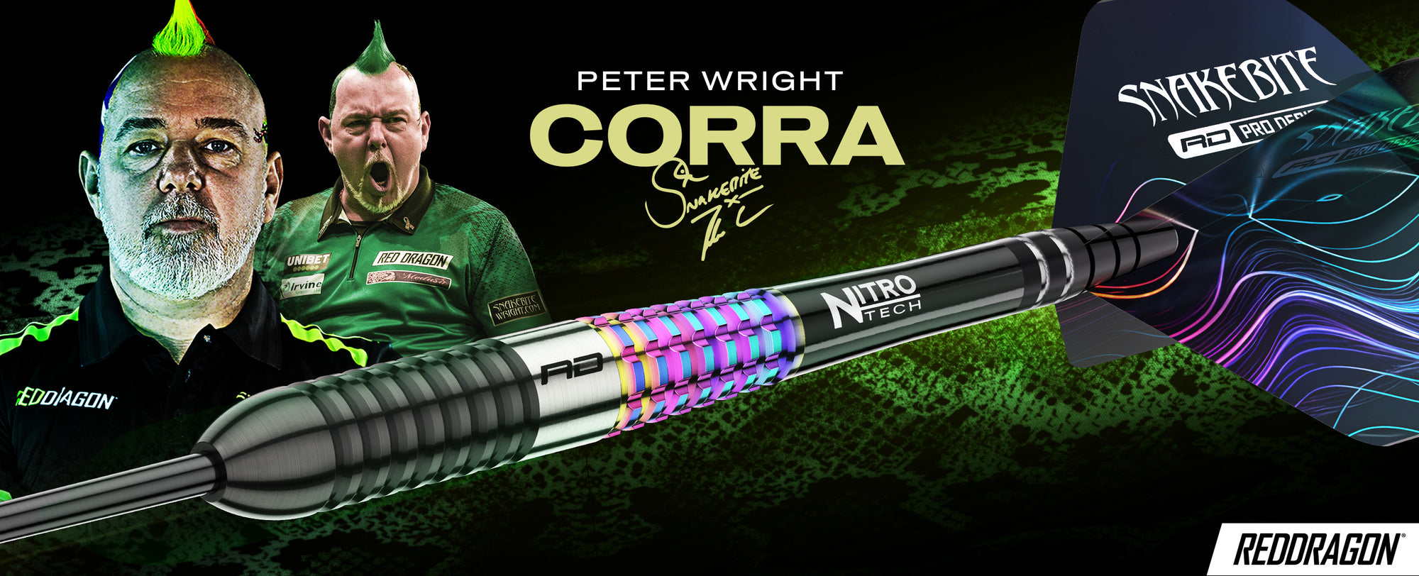 Peter Wright Corra Darts | Red Dragon Darts