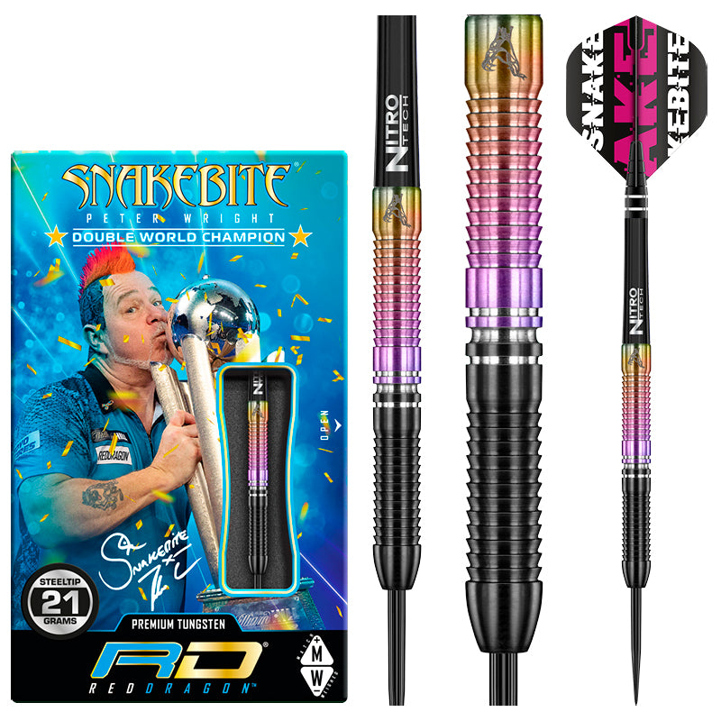 Peter Wright Snakebite World Champion 2020 Edition Darts | Red Dragon Darts