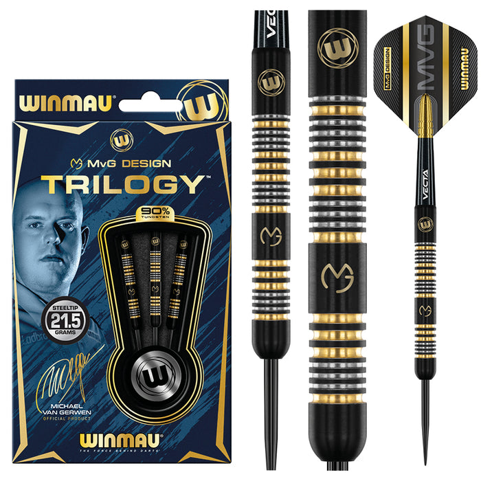 MvG Trilogy Darts | 3 PDC World Titles | 140+ Majors | 21.5g–24g