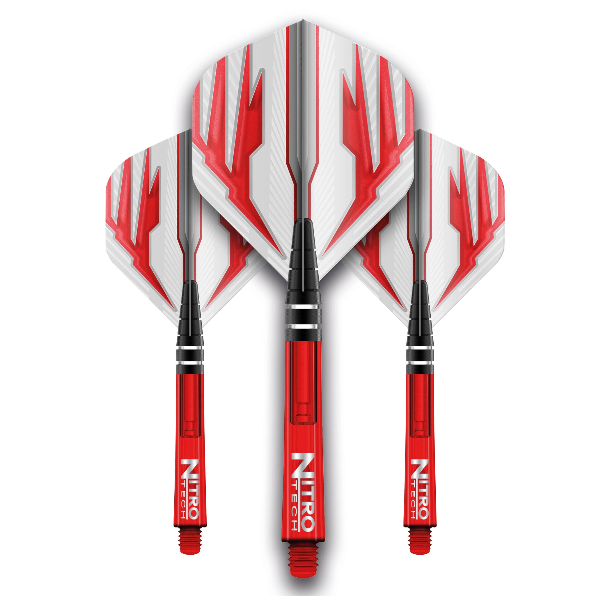 Flight & Shaft Combo - Nitrotech Red | Red Dragon Darts
