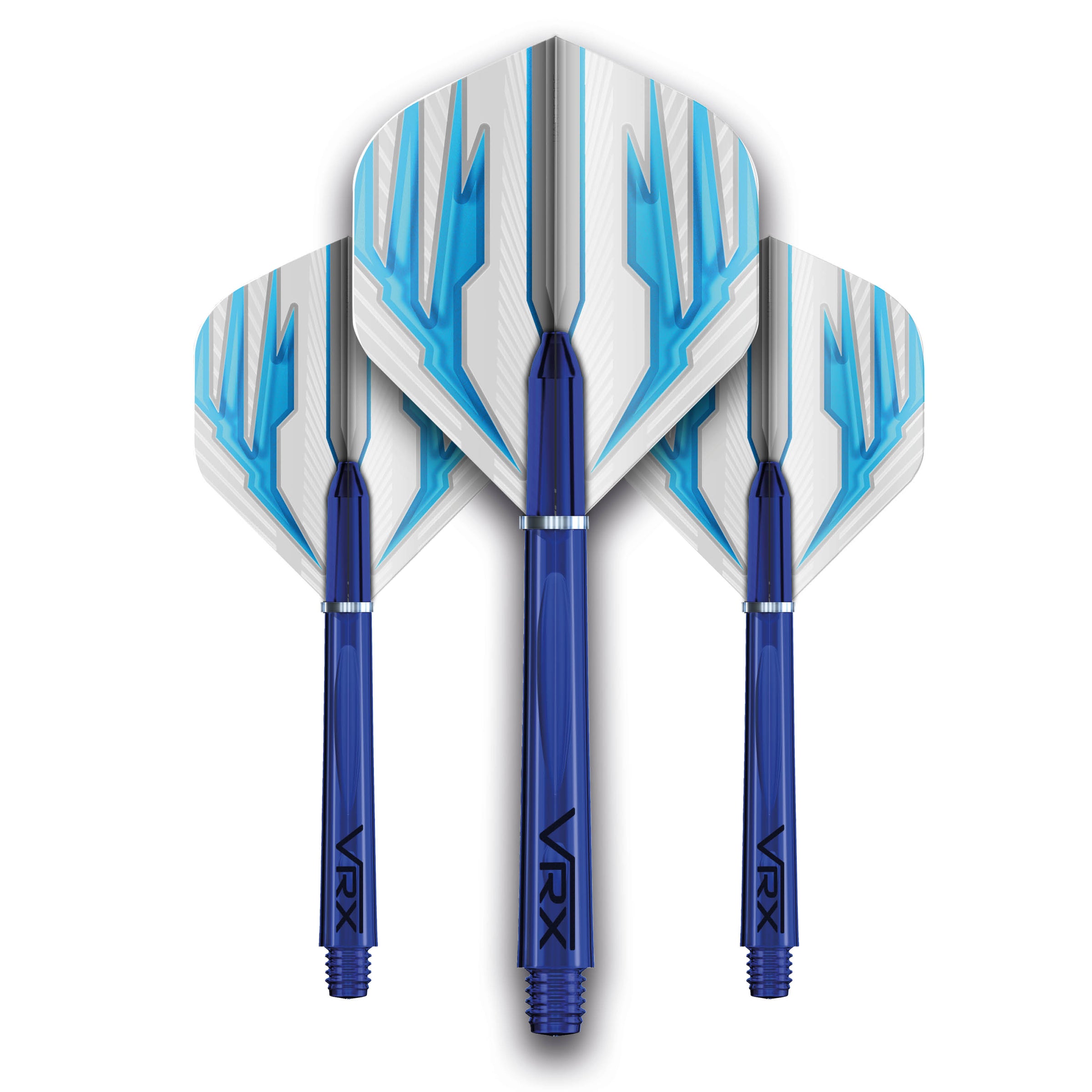 VRX Blue Flight & Shaft Combo | Hardcore Flights | Red Dragon