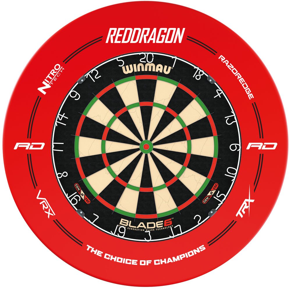 Red Dragon Deluxe Surround Set with Mat | Red Dragon Darts