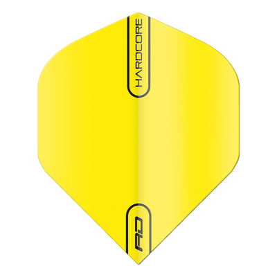 Hardcore Fluorescent Yellow Dart Flights | Red Dragon Darts