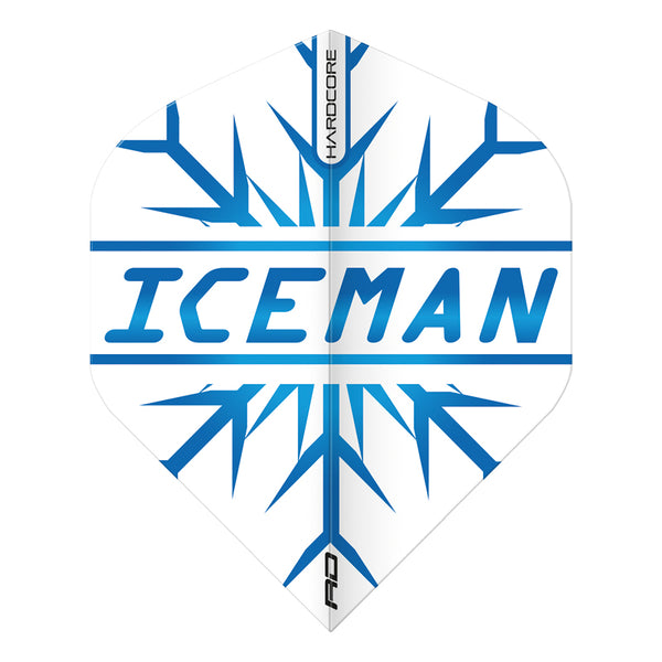 Hardcore Gerwyn Price Iceman Extra Thick Dart Flights | Red Dragon Darts
